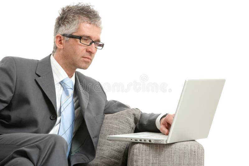 Businessman using laptop stock photo. Image of bright - 9524132 Businessman using laptop stock photo. Image of bright - 9524132