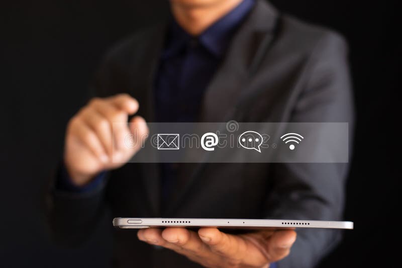 Set of 24 Support and Help Web Icons in Line Style. Assistance, Email ...