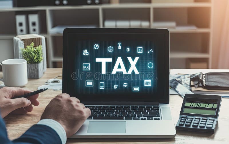 Powered Tax Preparation Stock Illustrations – 9 Powered Tax Preparation ...