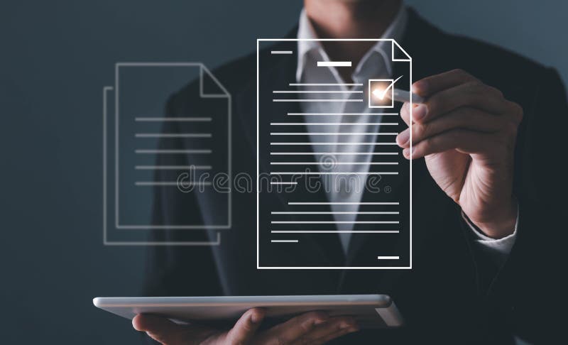 Electronic Smart Checklist and Document on Virtual Screens Concept ...