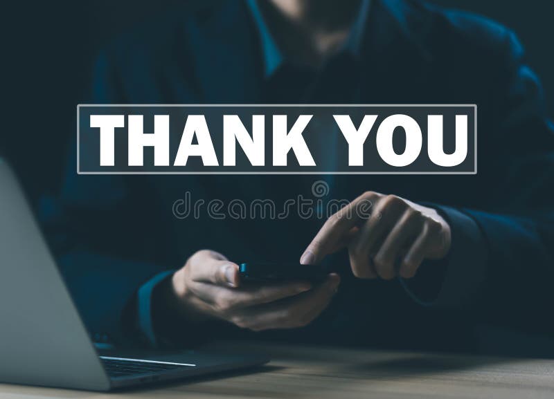 Thank You Message Screen Stock Photos - Free & Royalty-Free Stock ...