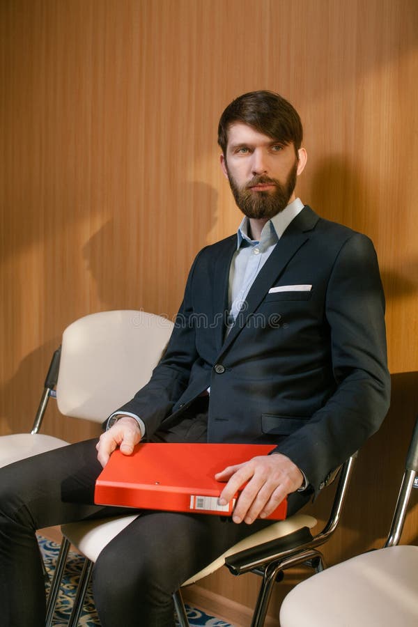 Businessman waiting stock photo. Image of conference - 87438440