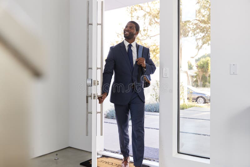 649 Man Coming Home Work Stock Photos - Free & Royalty-Free Stock ...