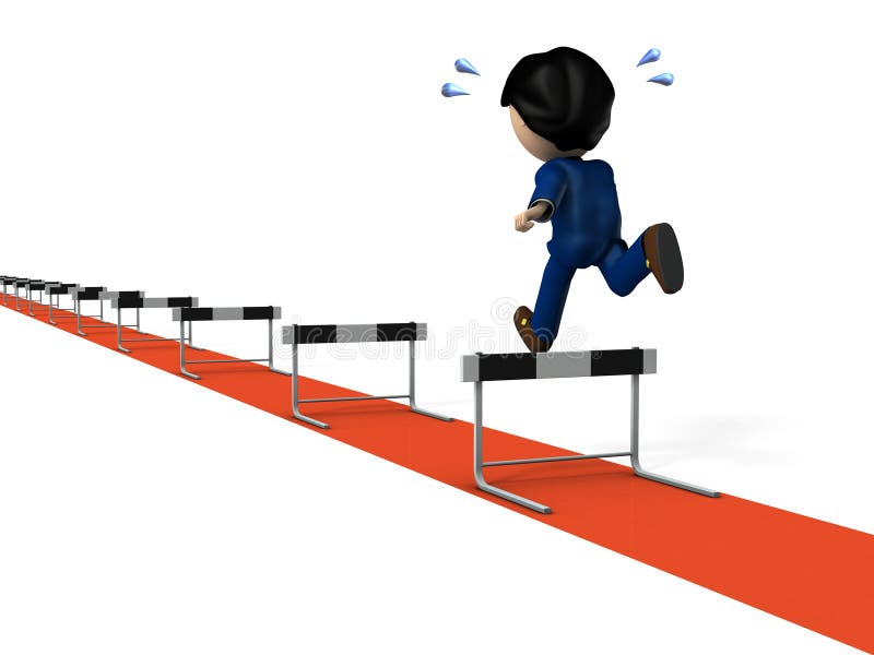 A Businessman Who Overcomes Hurdles. Project Progress. Challenge and ... A Businessman Who Overcomes Hurdles. Project Progress. Challenge and ...