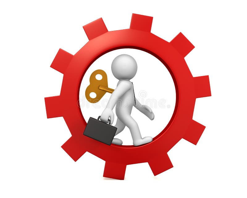 Wind Up Toy Business Man Stock Illustrations – 98 Wind Up Toy Business ...