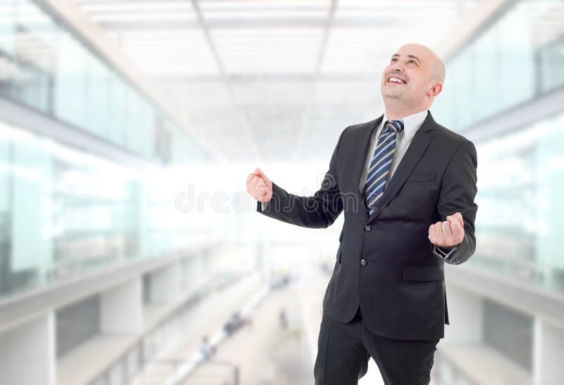 Businessman winning stock photo. Image of corporate - 155210376