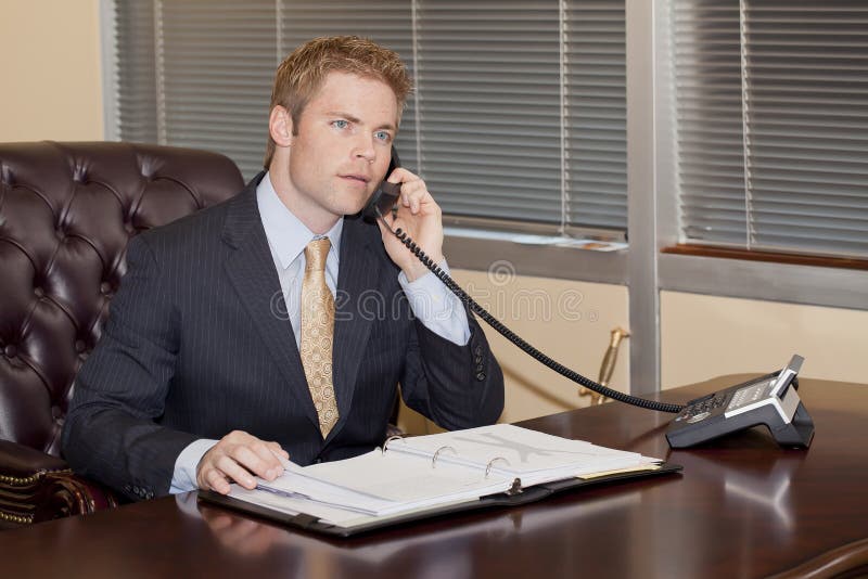 Businessman at work. stock photo. Image of businessman - 17210522