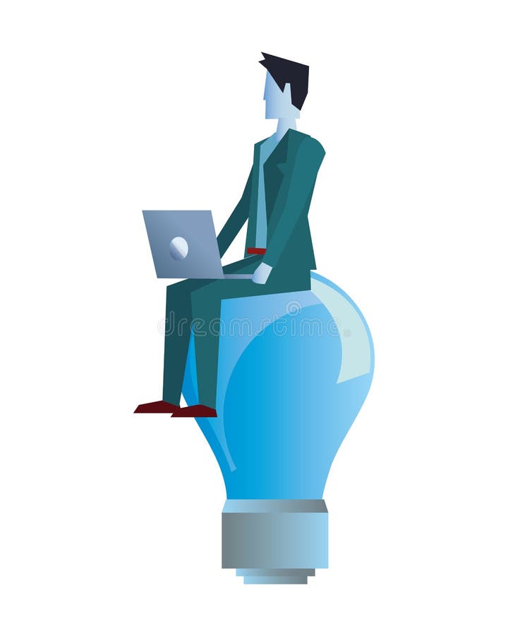 Businessman work related stock vector. Illustration of teamwork - 142698214