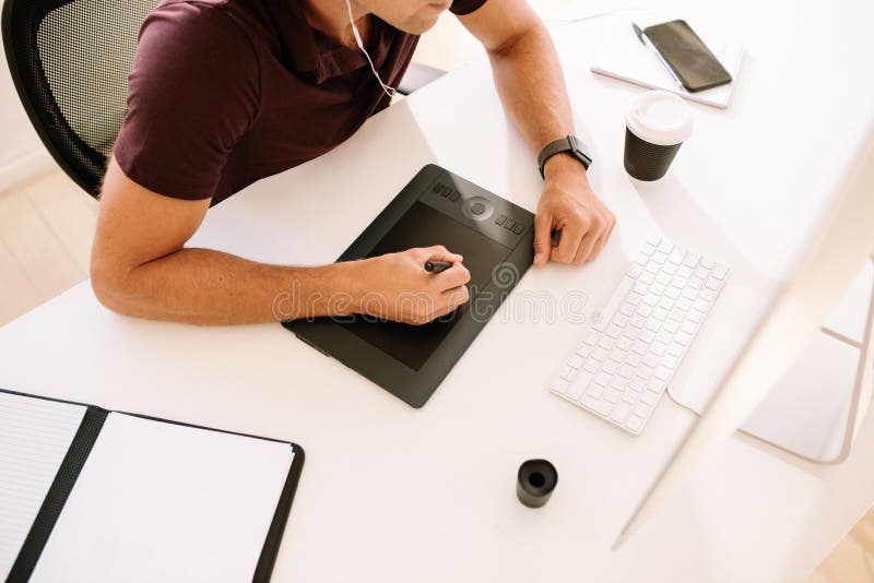 Boy with a digitizer stock image. Image of wireless, technologies ...