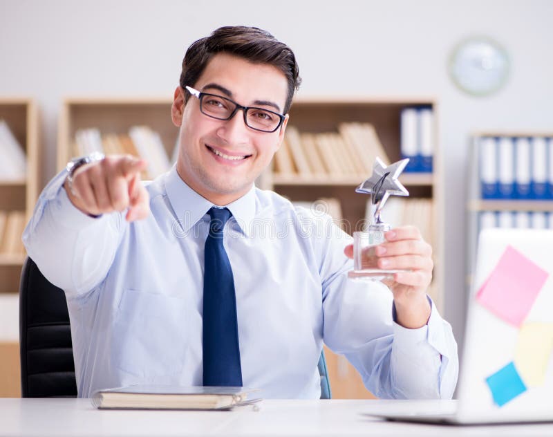 Businessman Working in the Office Stock Image - Image of executive ...
