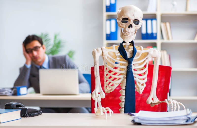 518 Businessman Working Skeleton Office Stock Photos - Free & Royalty ...
