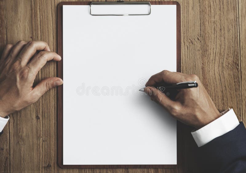 Paperwork on Wooden Floor in the Office Stock Photo - Image of ...