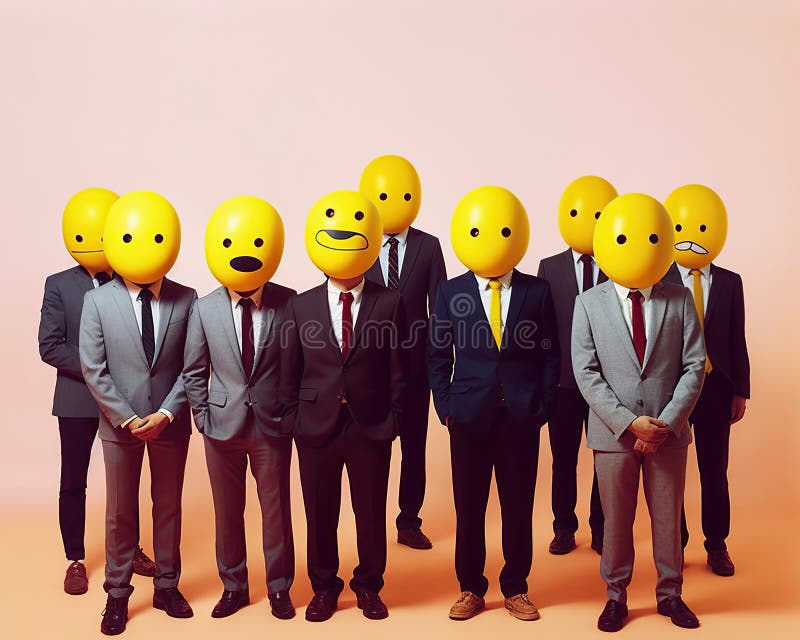 Smiley Face Person Yellow Crowd Stock Illustrations – 27 Smiley Face ...