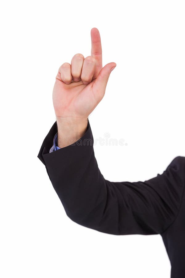 Businessmans Hand Pointing Suit Jacket Stock Photos - Free & Royalty ...