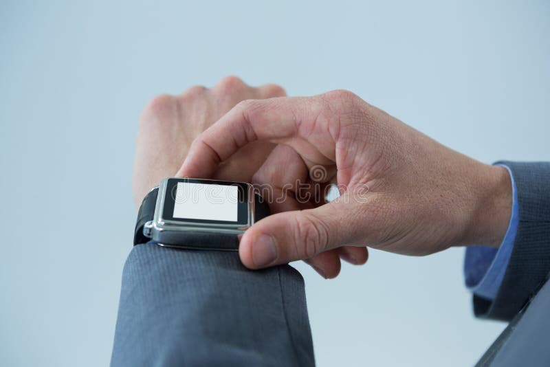 Close Up on Businessmans Hands Typing on His Laptop Stock Photo - Image ...