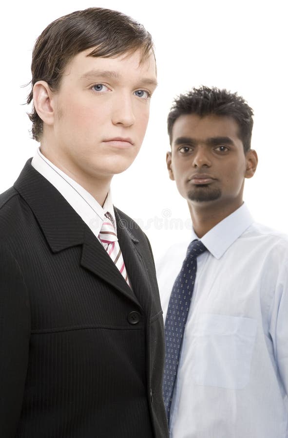 Businessmen 2 stock image. Image of people, standing, serious - 255741