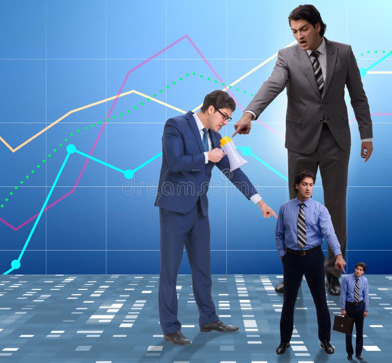 The Businessmen Blaming Each Other for Failures Stock Image - Image of ...