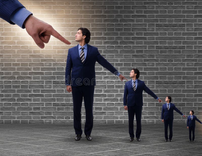 The Businessmen Blaming Each Other for Failures Stock Image - Image of ...