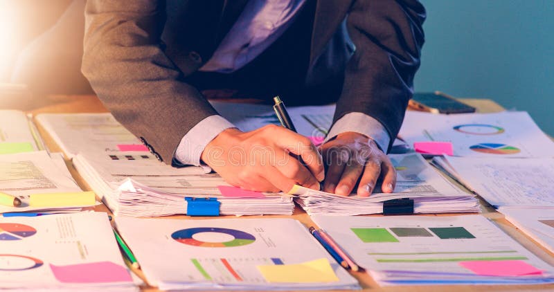 Businessmen Count Money and Plan Finances for Projects and Use ...