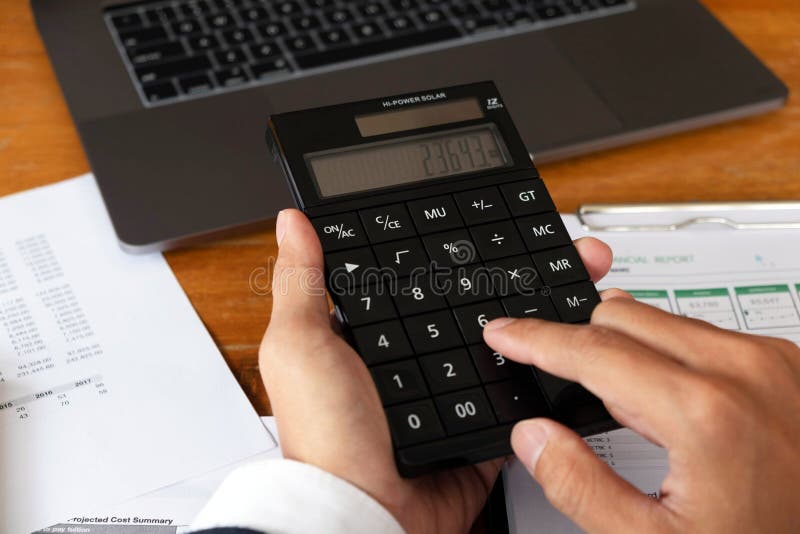 Businessmen, Finance, Accounting Work, Checking Accounts, Using ...