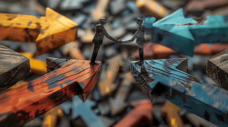 Businessmen Handshake Representing Successful Negotiation and Conflict ...