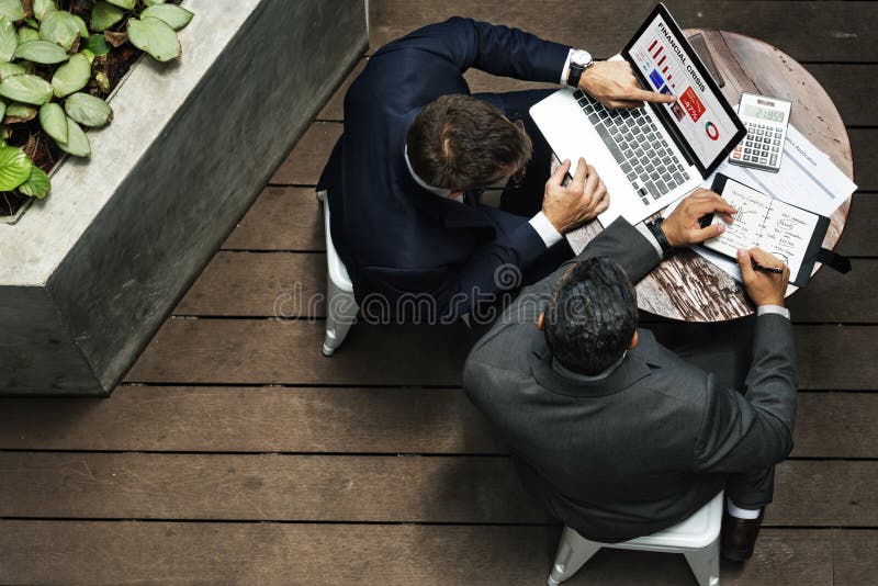 Businessmen Meeting Discussion Connection Concept Stock Photo - Image ...