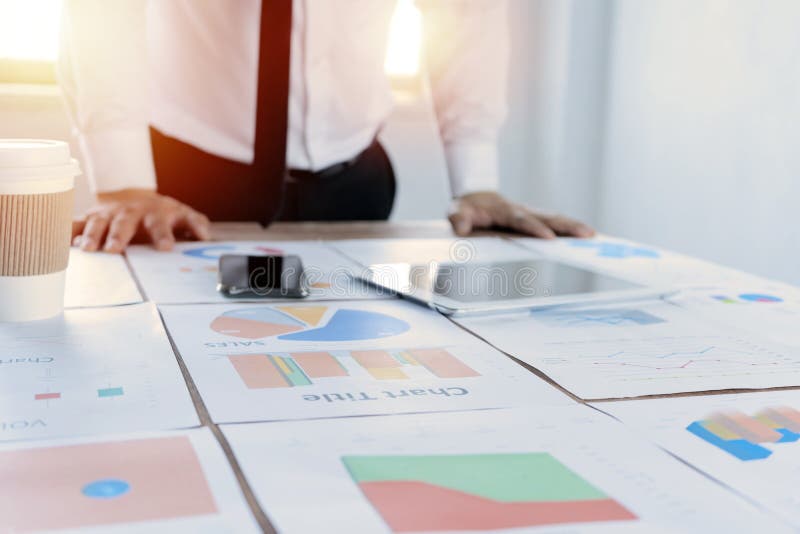 Businessmen are Planning Marketing Stock Photo - Image of corporate ...