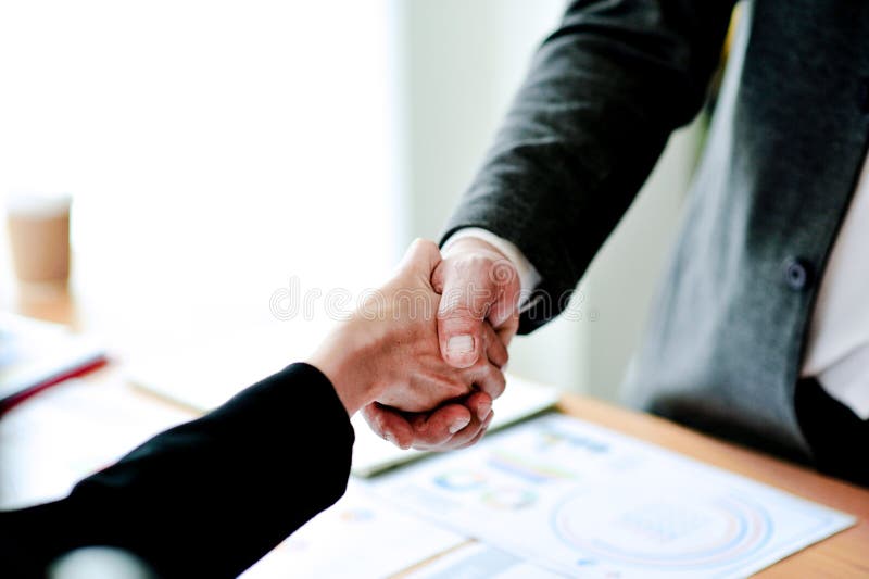 Businessmen Shake Hands Teamwork, Teamwork, Understanding, Work Stock ...
