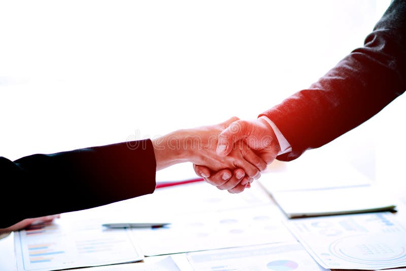 Businessmen Shake Hands Teamwork, Teamwork, Understanding, Work Stock ...
