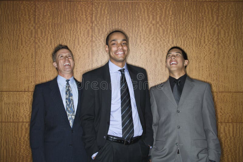 Businessmen Smiling and Laughing Stock Photo - Image of corporate ...