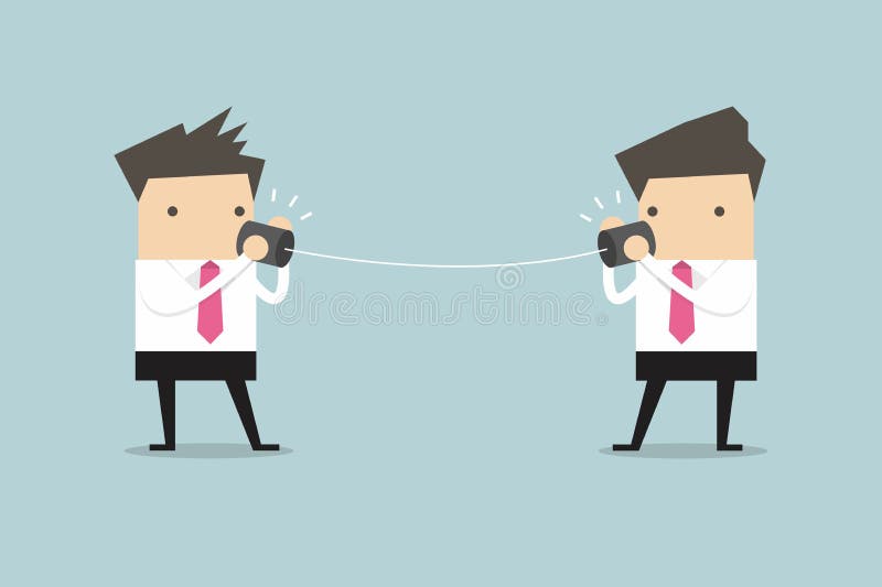 Two People Talking Phone Stock Illustrations – 891 Two People Talking ...