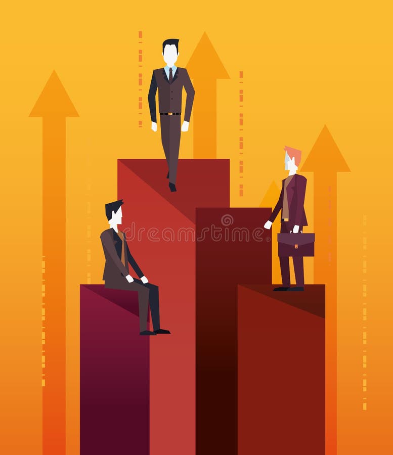 Businessmen Teamwork Success Stock Vector - Illustration of people ...