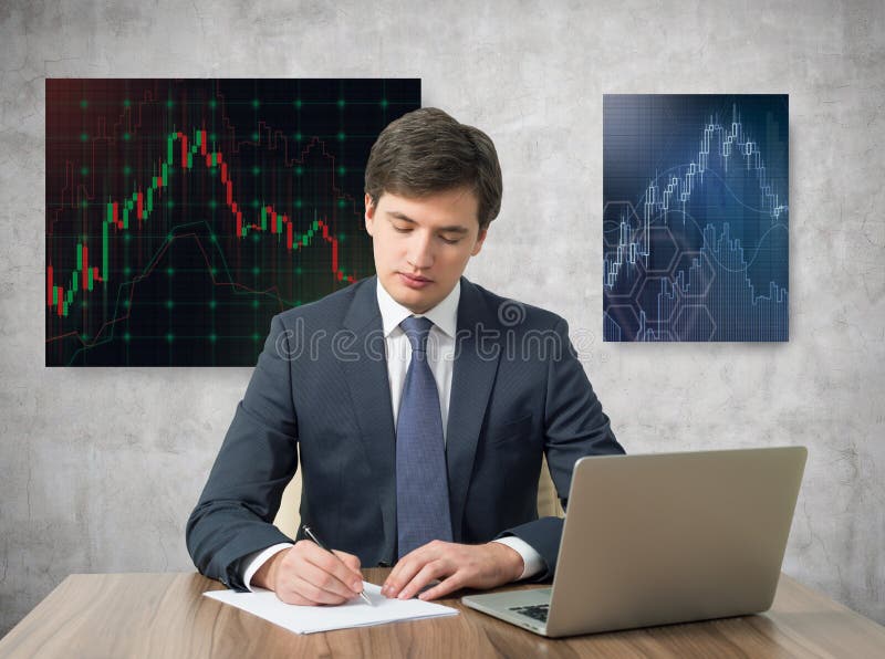 Businessmen working stock photo. Image of corporate, growth - 49637178
