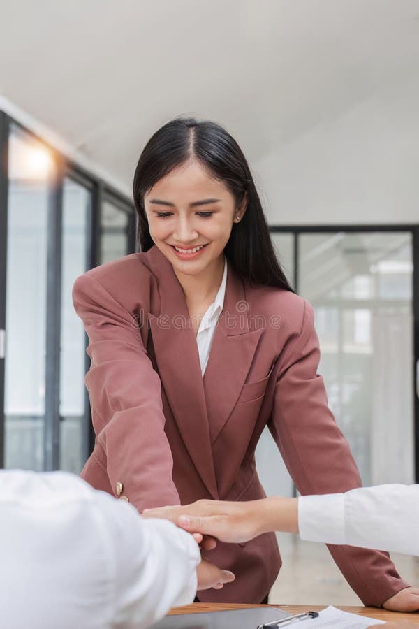 Businessmen Working Together To Start a New Project in Work Stock Photo ...