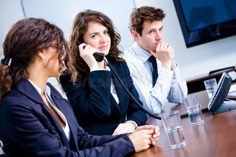 Young Man Calling on Mobile Phone Stock Image - Image of call, handsome ...