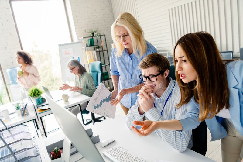 Collaborative Office Teamwork Modern Workspace Diverse Professionals ...