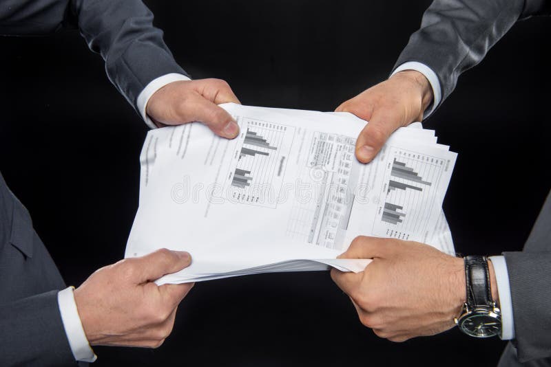 Businesspeople Fighting Documents Stock Photos - Free & Royalty-Free ...
