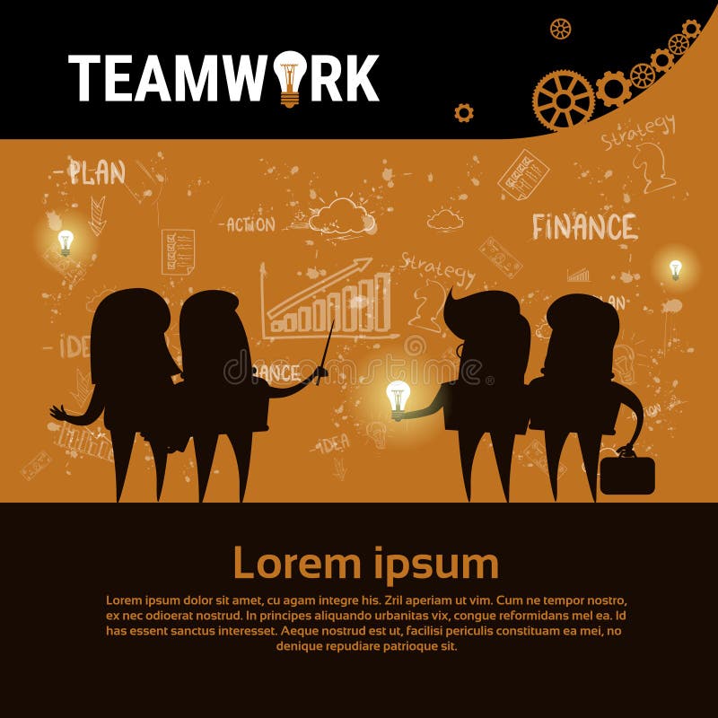 Businesspeople Group Team Brainstorm Teamwork Business Plan Strategy ...