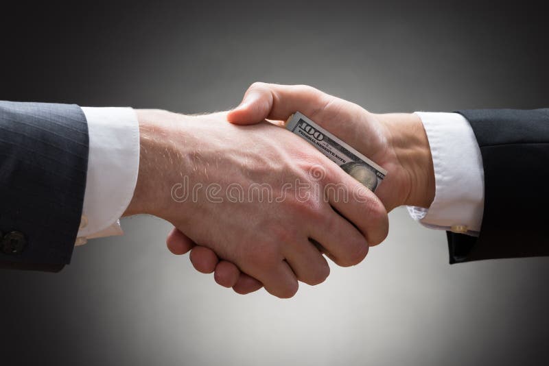 Businesspeople Hands with Money Stock Image - Image of businessman ...