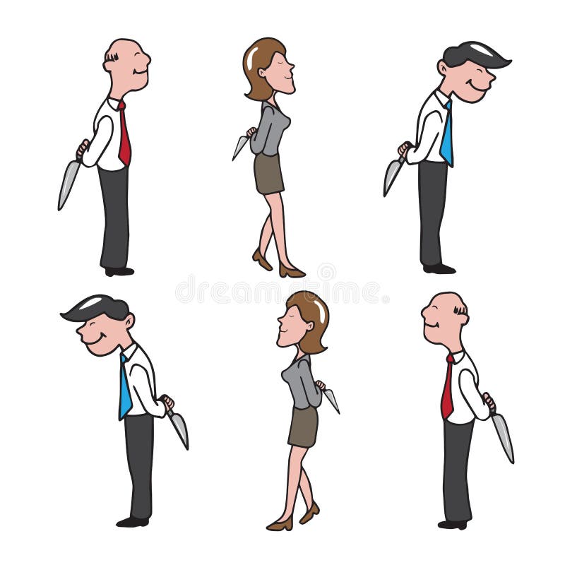 Knife Behind Back Stock Illustrations – 91 Knife Behind Back Stock ...