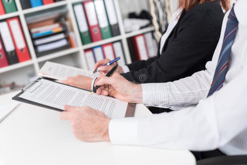 Businesspeople Taking Notes Stock Photo - Image of human, working: 59115992