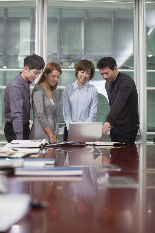 Businesspeople Working Together Stock Image - Image of 2024, leadership ...