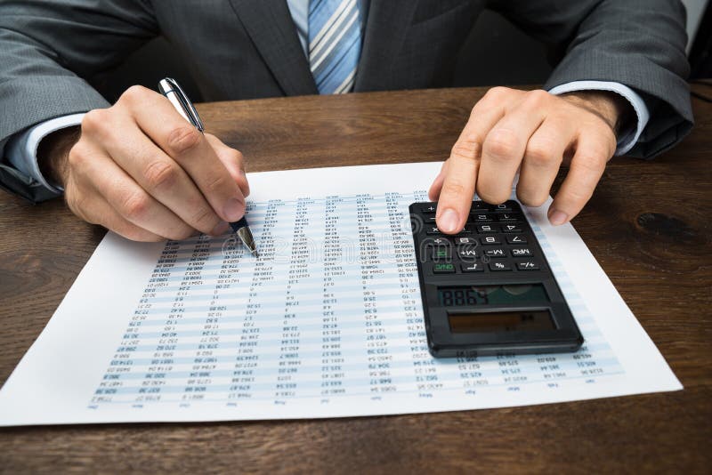 Businessperson Doing Survey on Salary Result Stock Photo - Image of ...