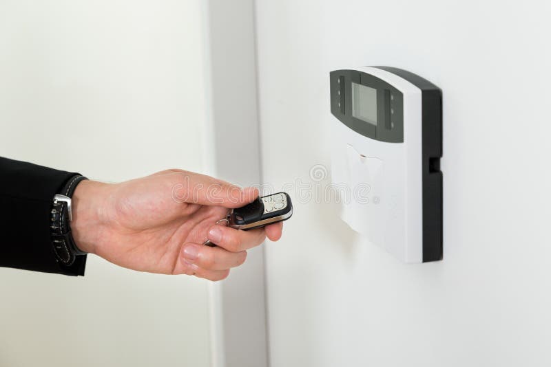 Businessperson Hands with Remote Control Stock Photo - Image of modern ...