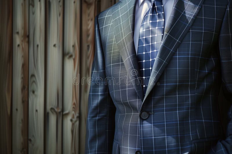 Businessperson with Solar Panels Overlay on Suit Stock Photo - Image of ...