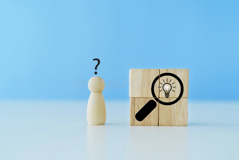 Businessperson or Student Searching for Business Solution, Problem ...