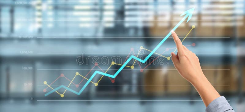 Businessplan Graph Growth Increase of Chart Positive Indicators Stock ...