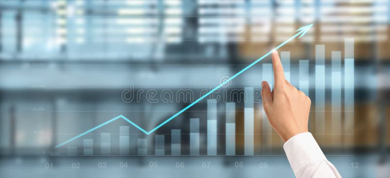 Businessplan Graph Growth and Increase of Chart Positive Indicators ...