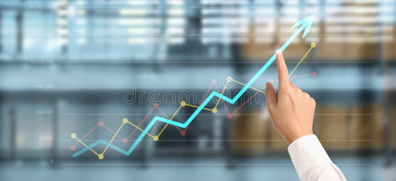 Businessplan Graph Growth and Increase of Chart Positive Indicators ...
