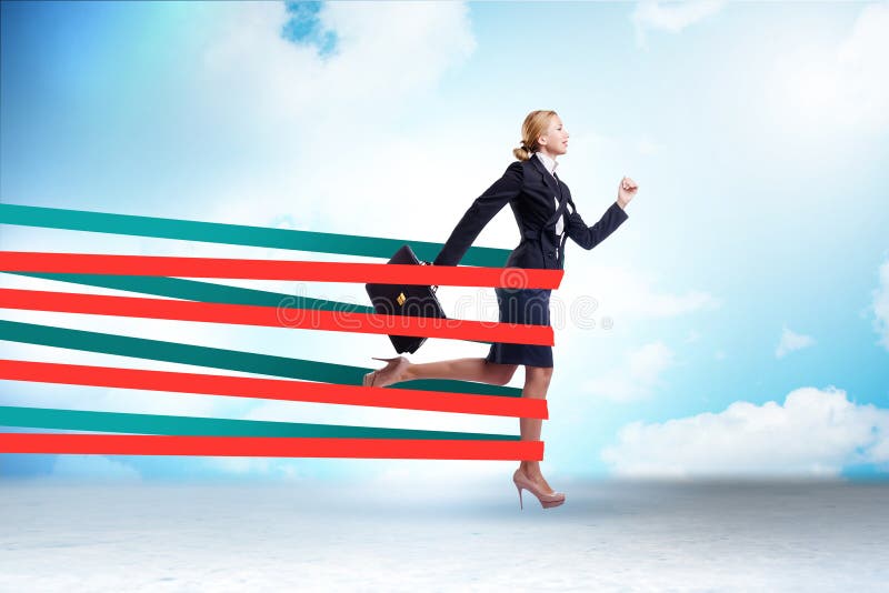 Businesswoman Being Harnessed Restricted Stock Photos - Free & Royalty ...